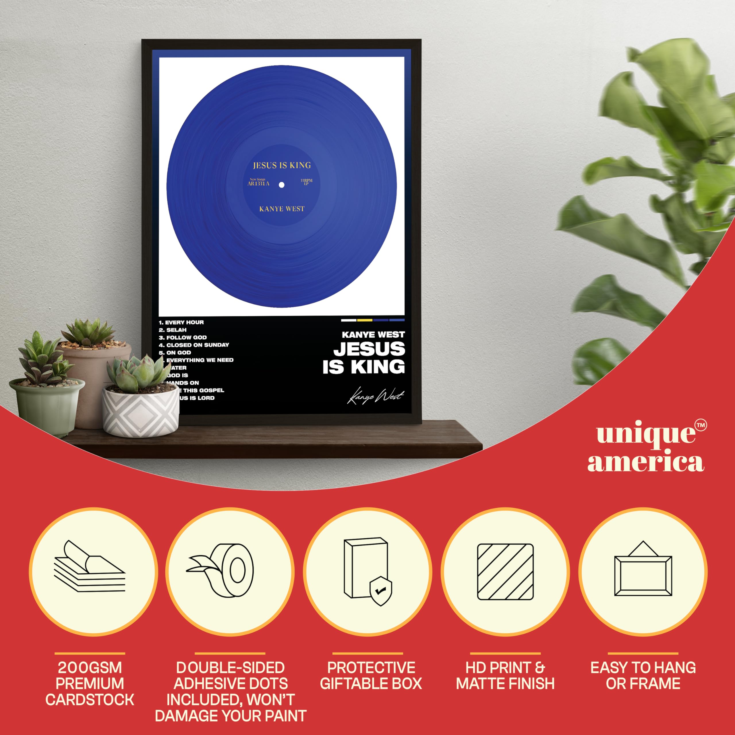 Mua unique america 12 Pcs | Posters, Album Cover Posters, Music Posters ...