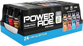 Powerade Team Pack 591ml Bottles, Pack of 24: Amazon.ca: Grocery