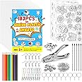 Amazon.com: yyoemas 183PCS Shrinky Dink Keychain Kit,15 PCS Shrink Plastic Sheets with Colored ...