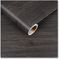 Amazon.com: CRE8TIVE Dark Wood Contact Paper Peel and Stick Faux Wood ...