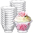 Amazon.com | Rtteri 30 Pack Plastic Dessert Cups 6 oz Clear Ice Cream ...