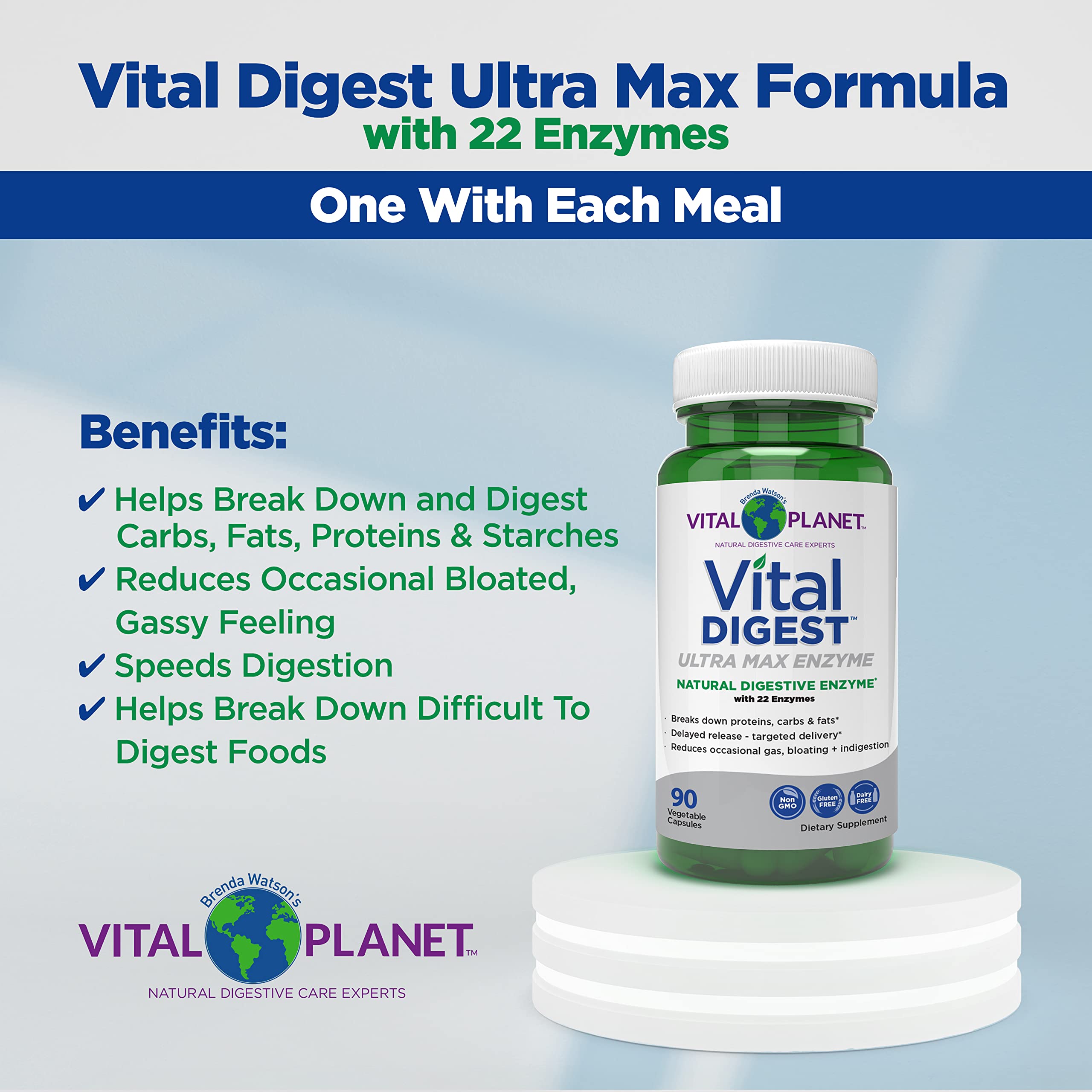 Mua Vital Planet – Vital Digest Natural Digestive Enzyme Supports The ...