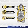 Palmer Safety Full Body Harness 3pt Adjustment, Dorsal D-Ring, Fall ...