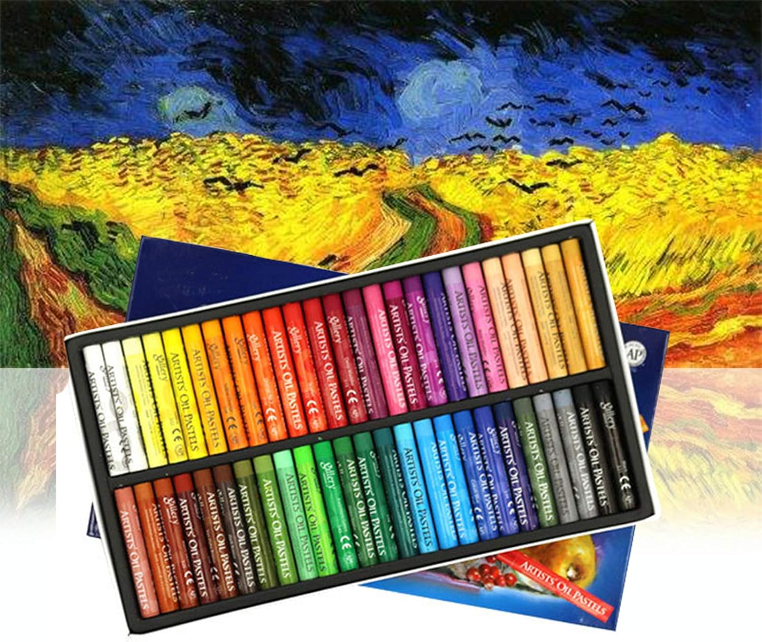 ITODA Artist Oil Pastels Set Soft Paint Crayons Sticks Professional ...