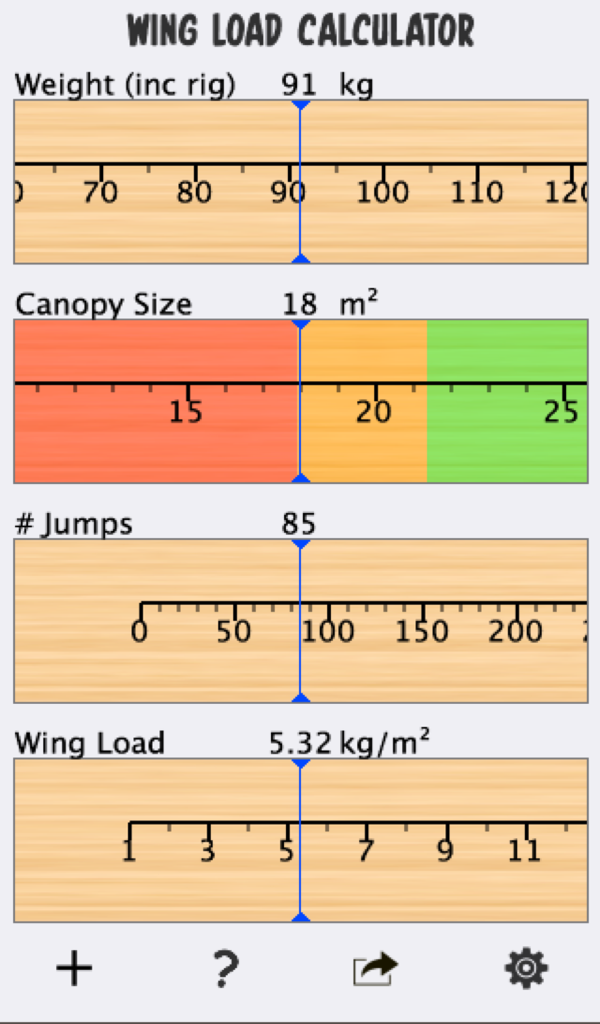 Skydive Wingload Calculator:Amazon.co.uk:Appstore for Android