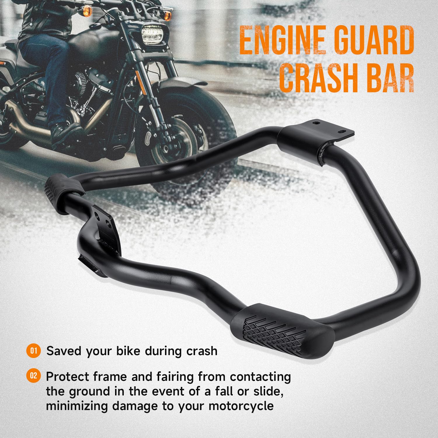 Mua 1-1/4" Highway Engine Guard Crash Bar Protect Compatible with ...