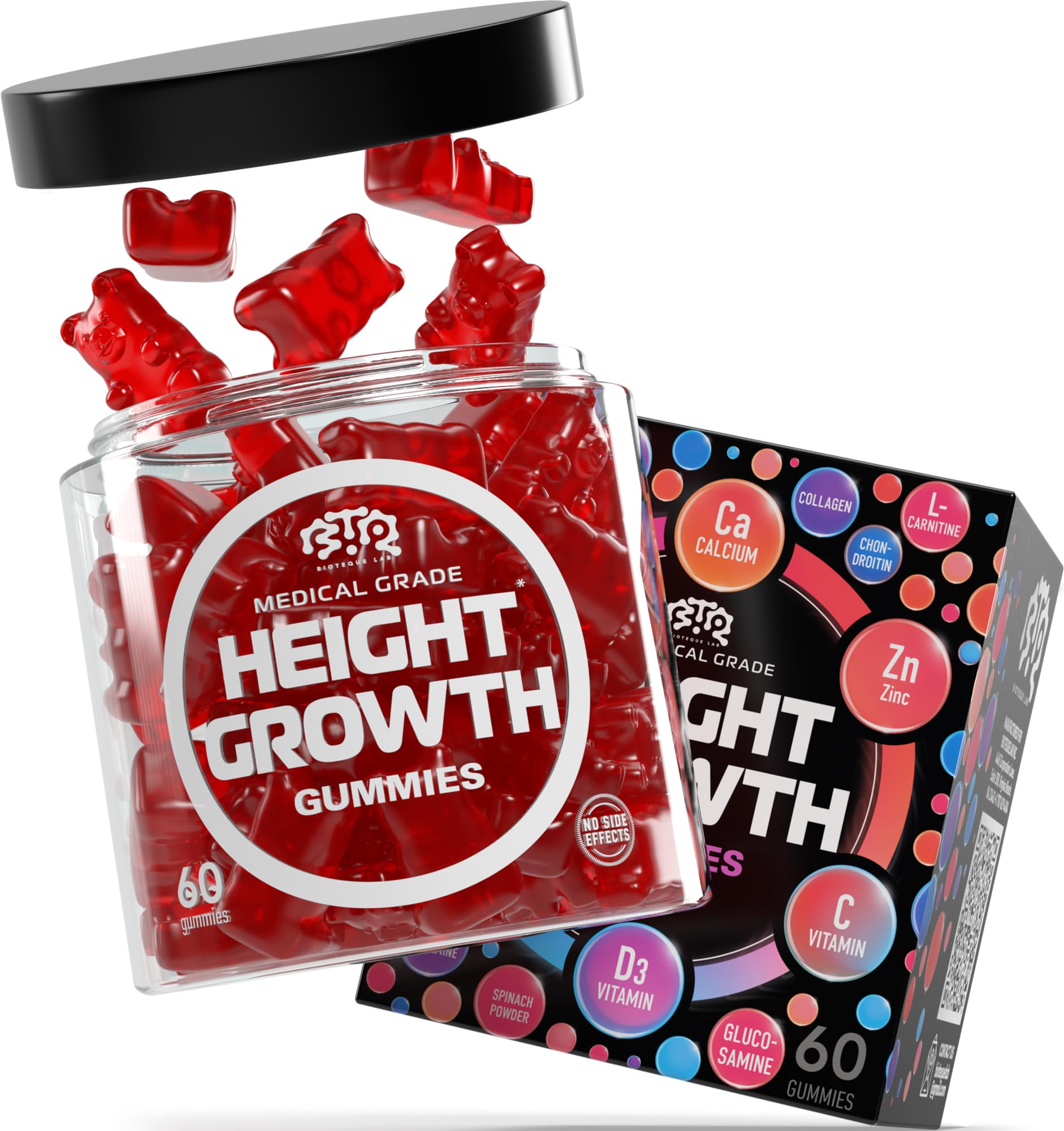 Mua Height Growth Increase Gummies Vitamins, Grow Tall Supplement ...