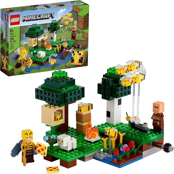LEGO Minecraft The Bee Farm 21165 Minecraft Building Action Toy with a ...