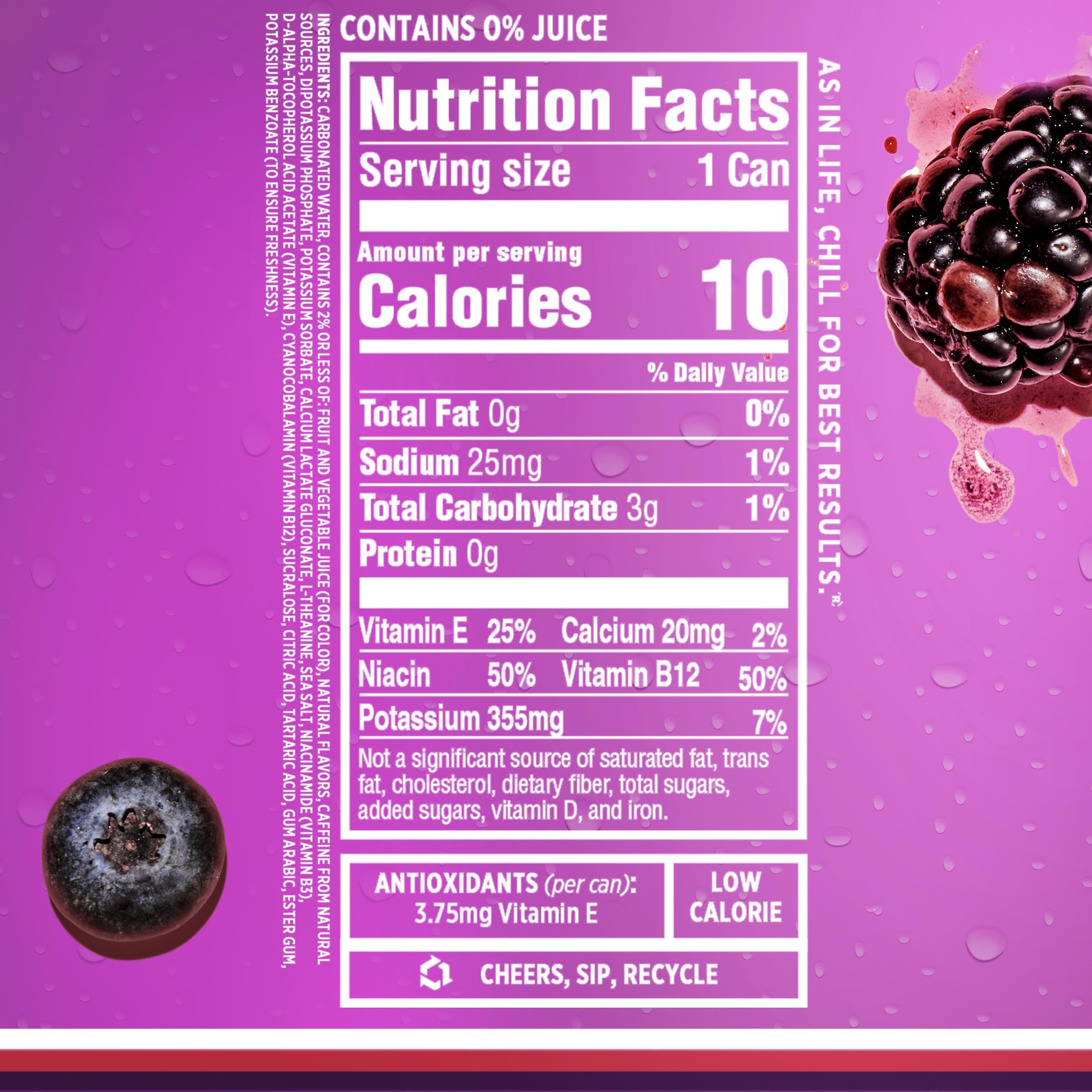 Mua Sparkling Ice +Energy Berry Blast 12Pk. Energy Drinks with Vitamins ...