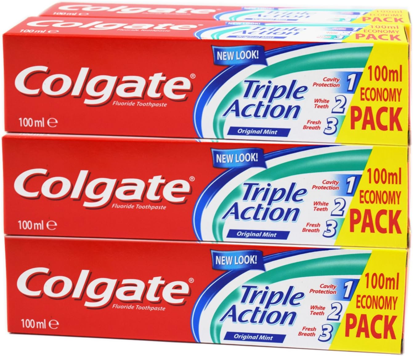 6X Colgate Triple Action Fluoride Toothpaste Original Mint 100ml – BigaMart
