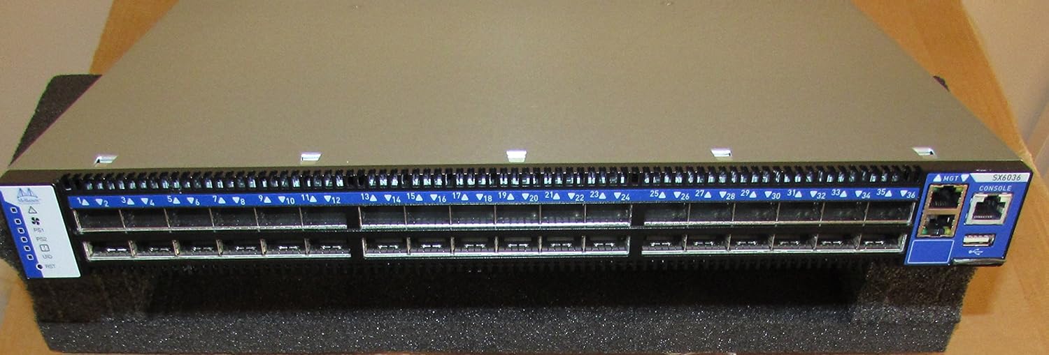 Amazon.com: MSX6036F-2SFS 36 PORT MANAGED 4TB/S SWITCH, FDR INFINIBAND ...