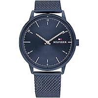 Amazon.com: Tommy Hilfiger Men's Quartz Stainless Steel and Mesh ...