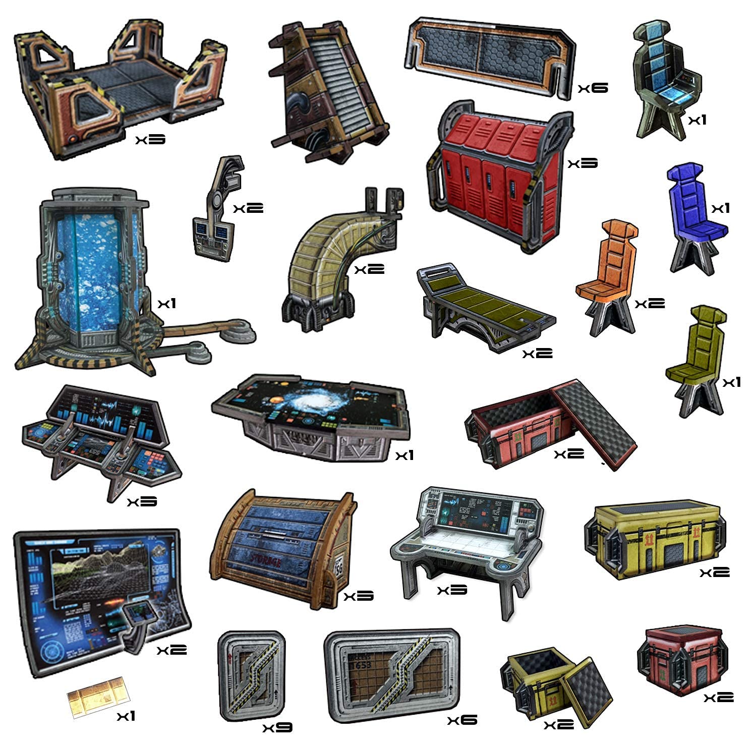 Mua Battle Systems Sci-Fi Terrain - 28mm Modular 3D Space Terrain ...