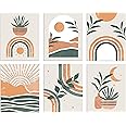 Amazon.com: Sboho Set of 6 Boho Posters Unframed | 8"x10” inch Abstract ...