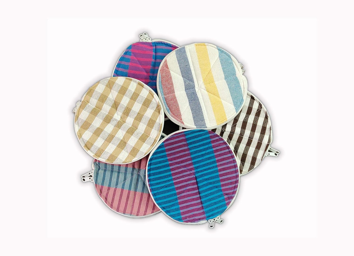 JAW Premium 100% Cotton Beautiful Kitchen Hot Chapati Cases Combo (Set ...