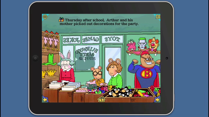 Arthur's Birthday - interactive storybook in English and Spanish - App ...