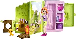 Amazon.com: Polly Pocket Pop-Up Guidebook Mountain Forest Playset: Toys ...
