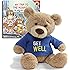 Amazon.com: GUND Get Well T-Shirt Teddy Bear Stuffed Animal Plush, Blue ...