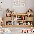 Amazon.com: Vabches Castle Shape Children's Bookshelf, Kids Bookcase ...
