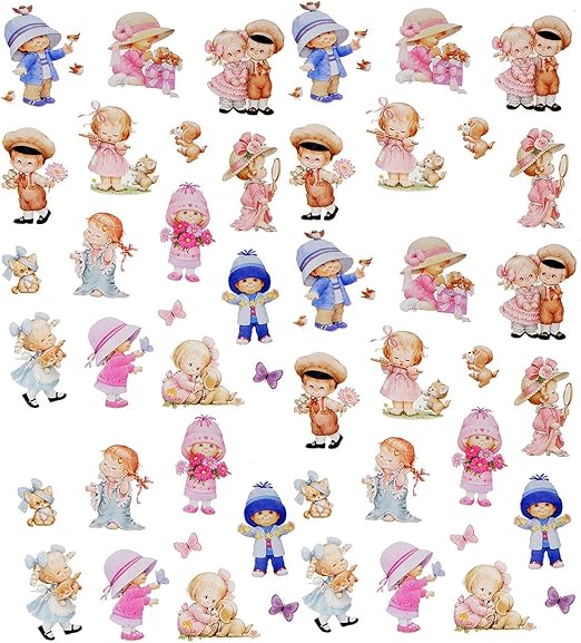 48 TLG. Set _ Aufkleber / Sticker - Morehead - kleine Kinder / Baby ...