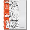 Amazon.com : Roaring Spring Whitelines Spiral Graph Ruled Notebook ...