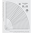 Amazon.com: Creative Grids Ovals All Ways Quilt Ruler - CGRKAOVAL