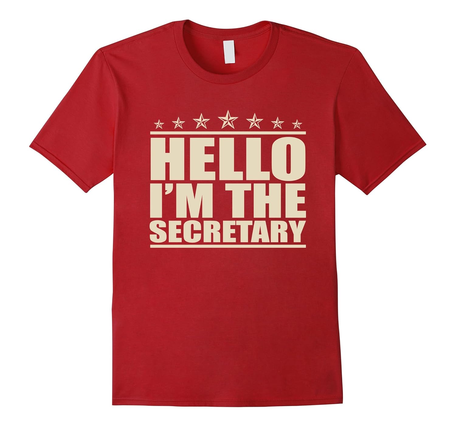 Hello Im The Secretary Funny Gift T-Shirt-TD – theteejob