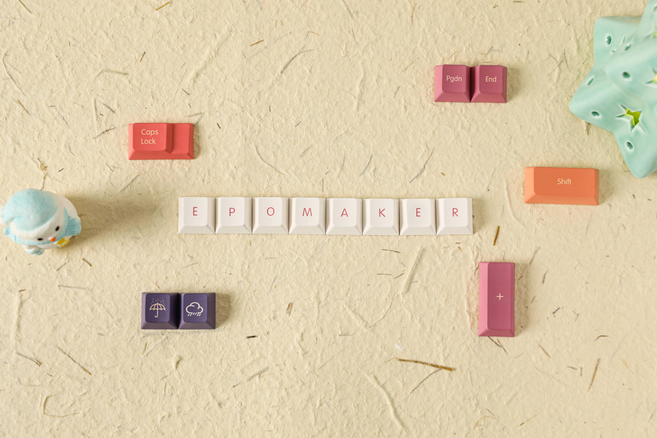 Mua EPOMAKER Mist Clouds 143-Key Dye-Sublimation PBT Cherry Profile Keycap Set for Mechanical ...