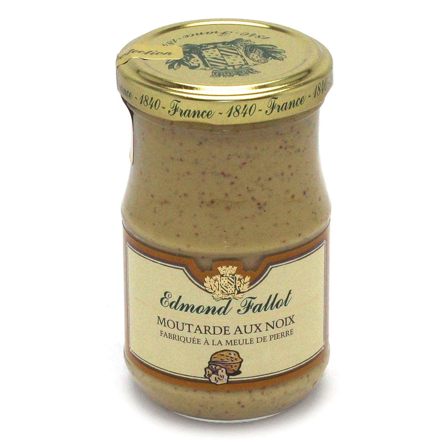 Fallot Dijon Senf mit Walnüssen 190g Glas: Amazon.de: Lebensmittel ...