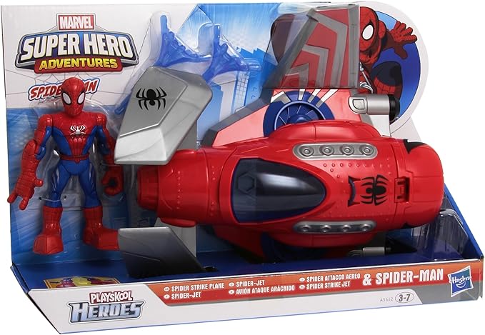 Playskool Heroes Spider-Man Super Heroes Strike Plane: Amazon.co.uk ...