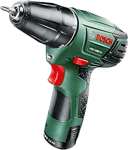 Bosch Cordless Drill Driver PSR 1080 LI (1 Battery, 10.8 Volt System, 1 ...