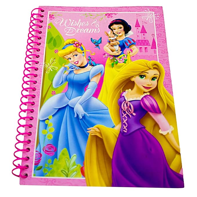 Disney Princess 'Wishes & Dreams' A5 Notebook: Amazon.co.uk: Kitchen & Home
