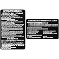 Amazon.com : JunehenTB SFST Thick Card Standardized Field Sobriety Test ...