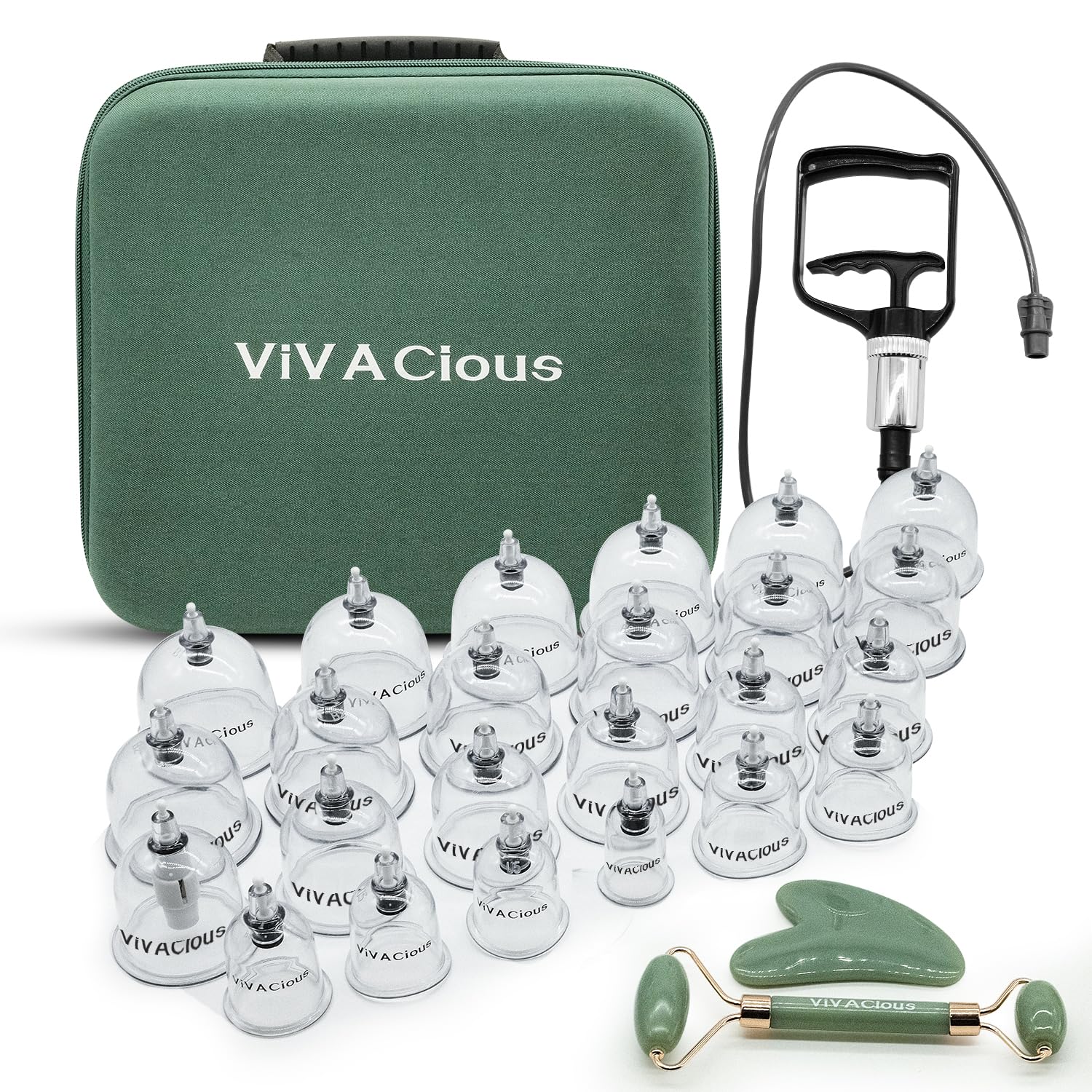 Mua ViVACious Cupping Kit for Massage Therapy - 24 Pcs Cupping Set ...