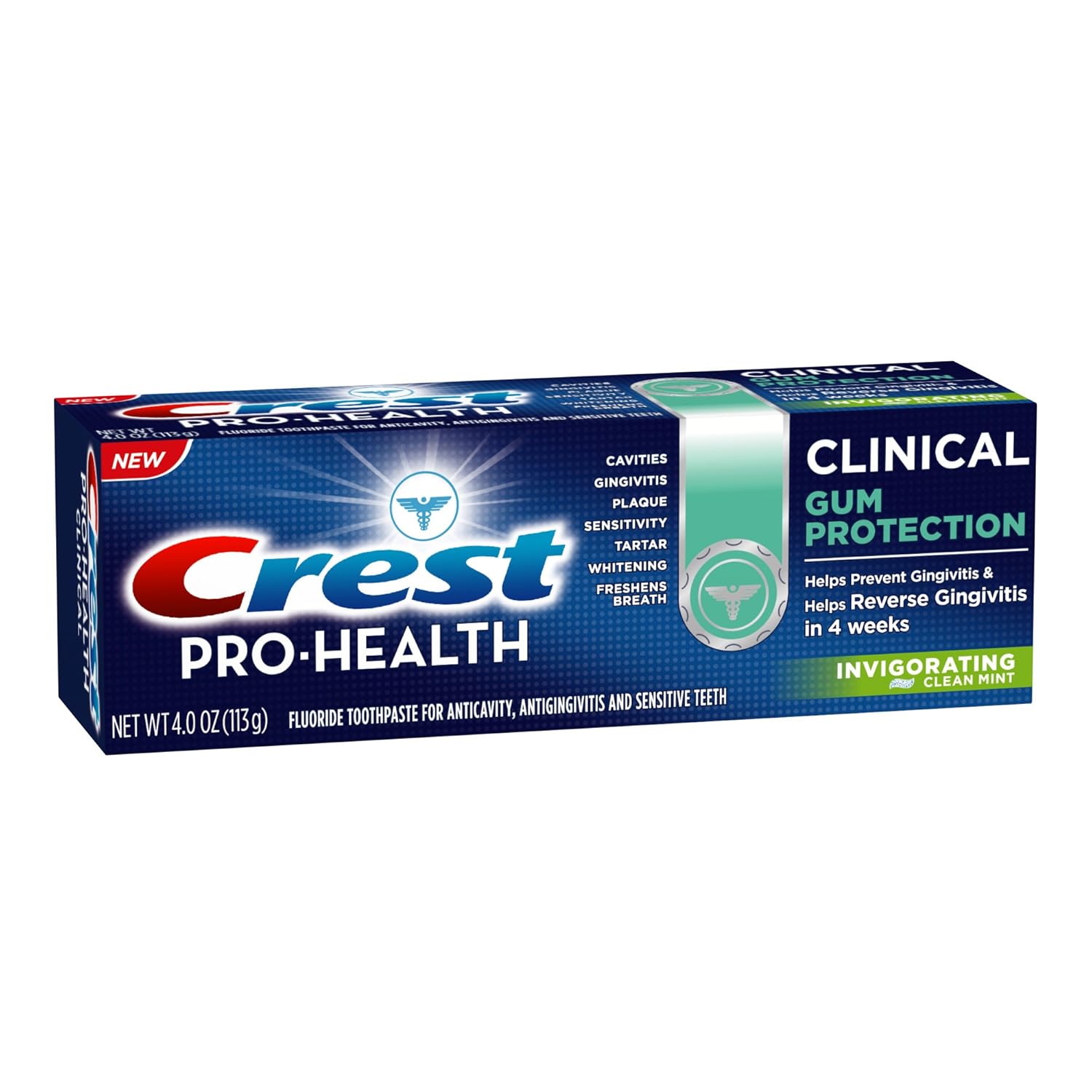 Amazon.com: Crest Pro-Health Clinical Gum Protection Invigorating Clean ...