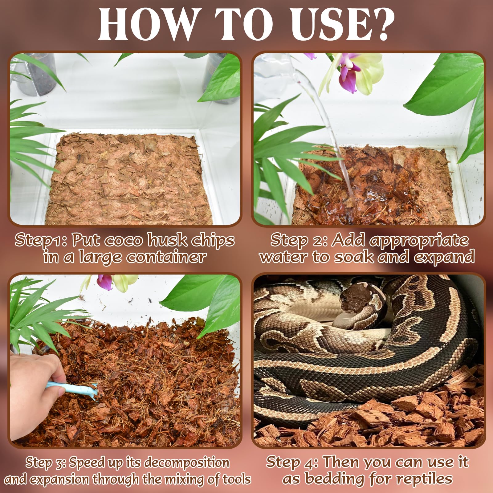 Mua ZeeDix 10LBS Coconut Husk Chip Substrate for Reptiles, 72QT ...