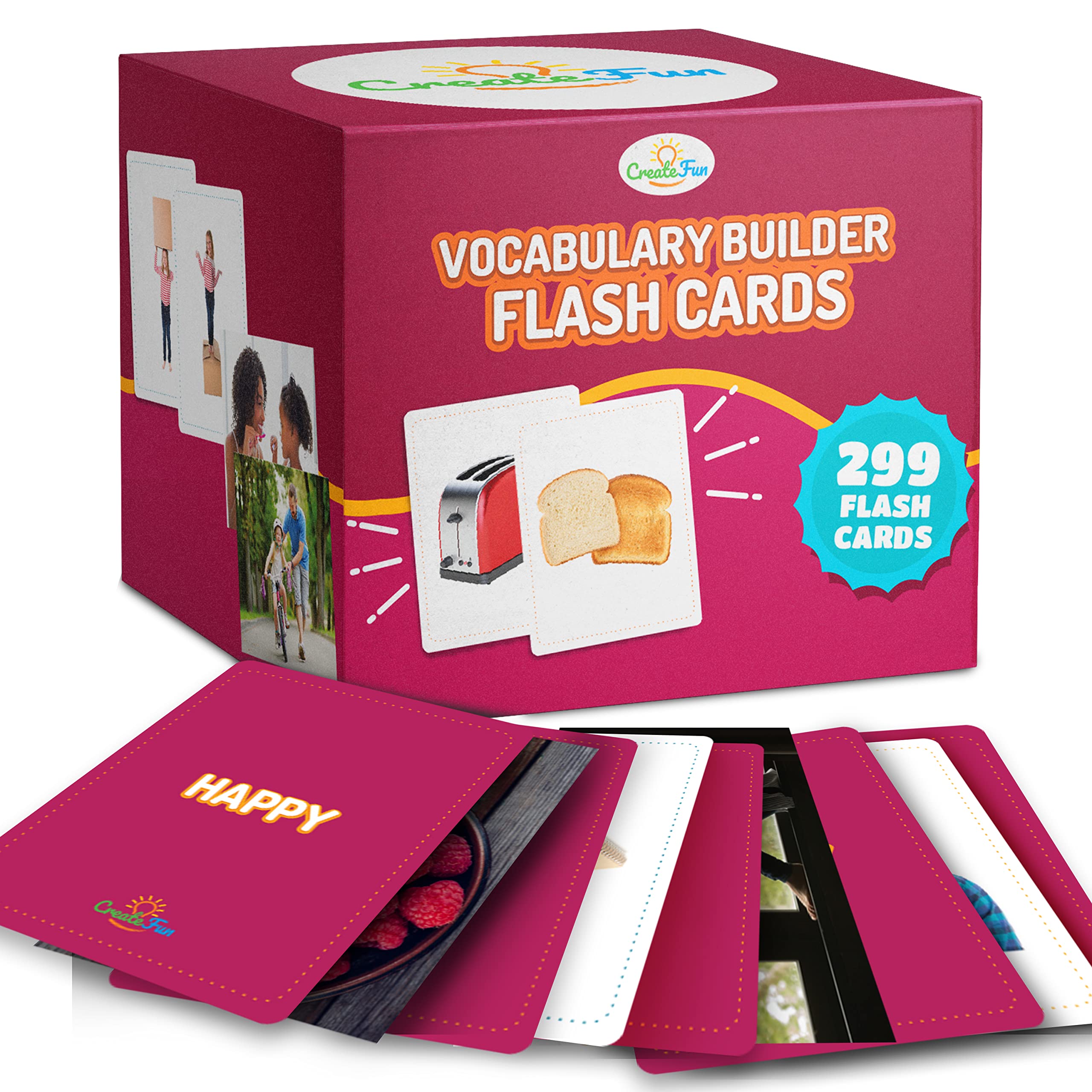 Mua Vocabulary Builder Flash Cards - 299 Educational Photo Cards for ...