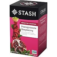 Stash Pomegranate Raspberry Green Tea Bags Boxes (Pack of 6), 18 Count ...