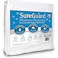 Amazon.com: SureGuard Twin Extra Long (XL) Mattress Protector - 100% ...