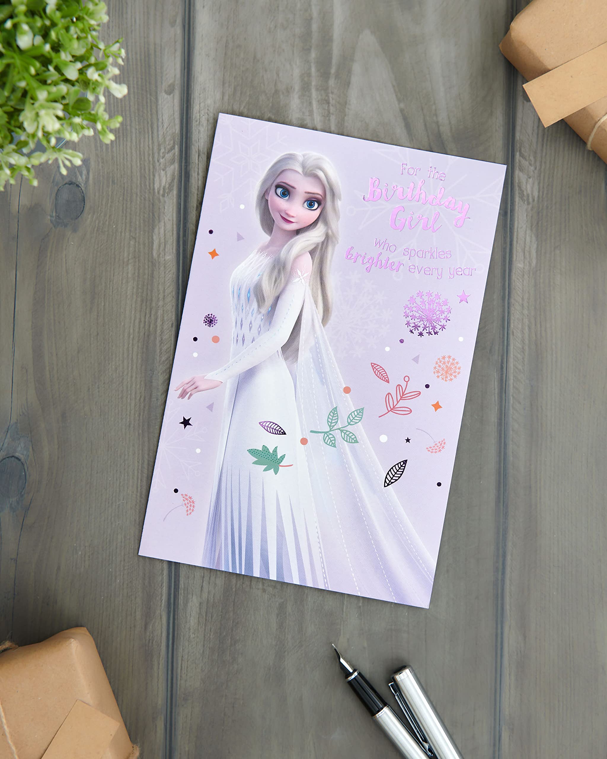 Mua Princess Elsa Birthday Card - Disney Princess Birthday Card ...