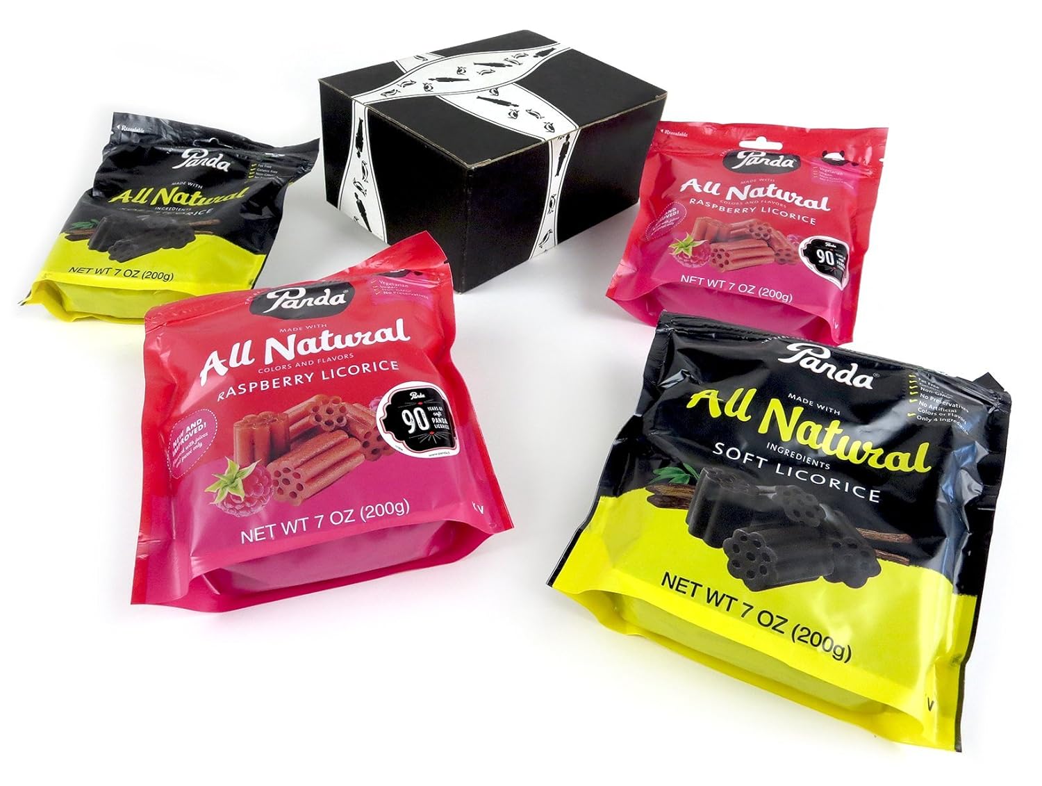 Amazon.com : Panda All Natural Licorice 2-Flavor Variety: Two 7 oz Bags ...