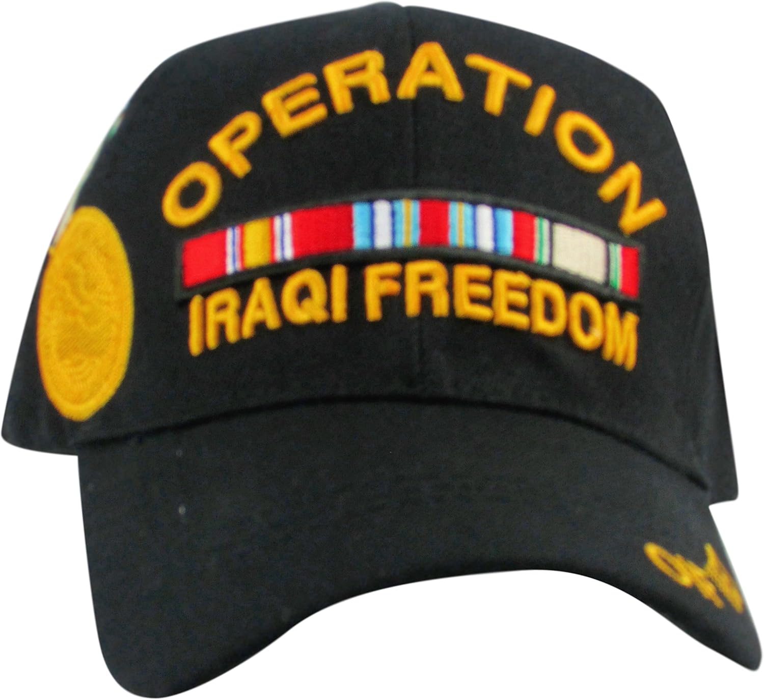 New Operation Iraqi Freedom Veteran with Campaign Ribbons Baseball Hat ...