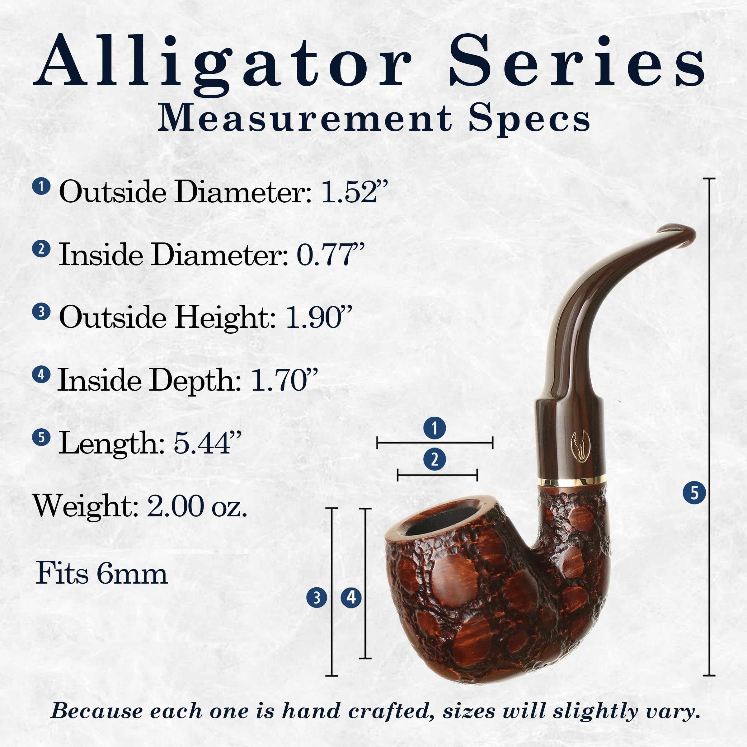 Mua Savinelli Alligator Collection Collectable Wooden Pipe Handmade in ...