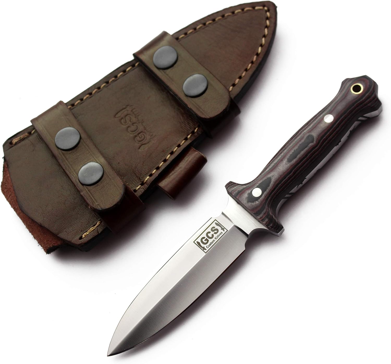 GCS Handmade D2 Tool Steel Custom Survival Hunting Skinning Camping ...