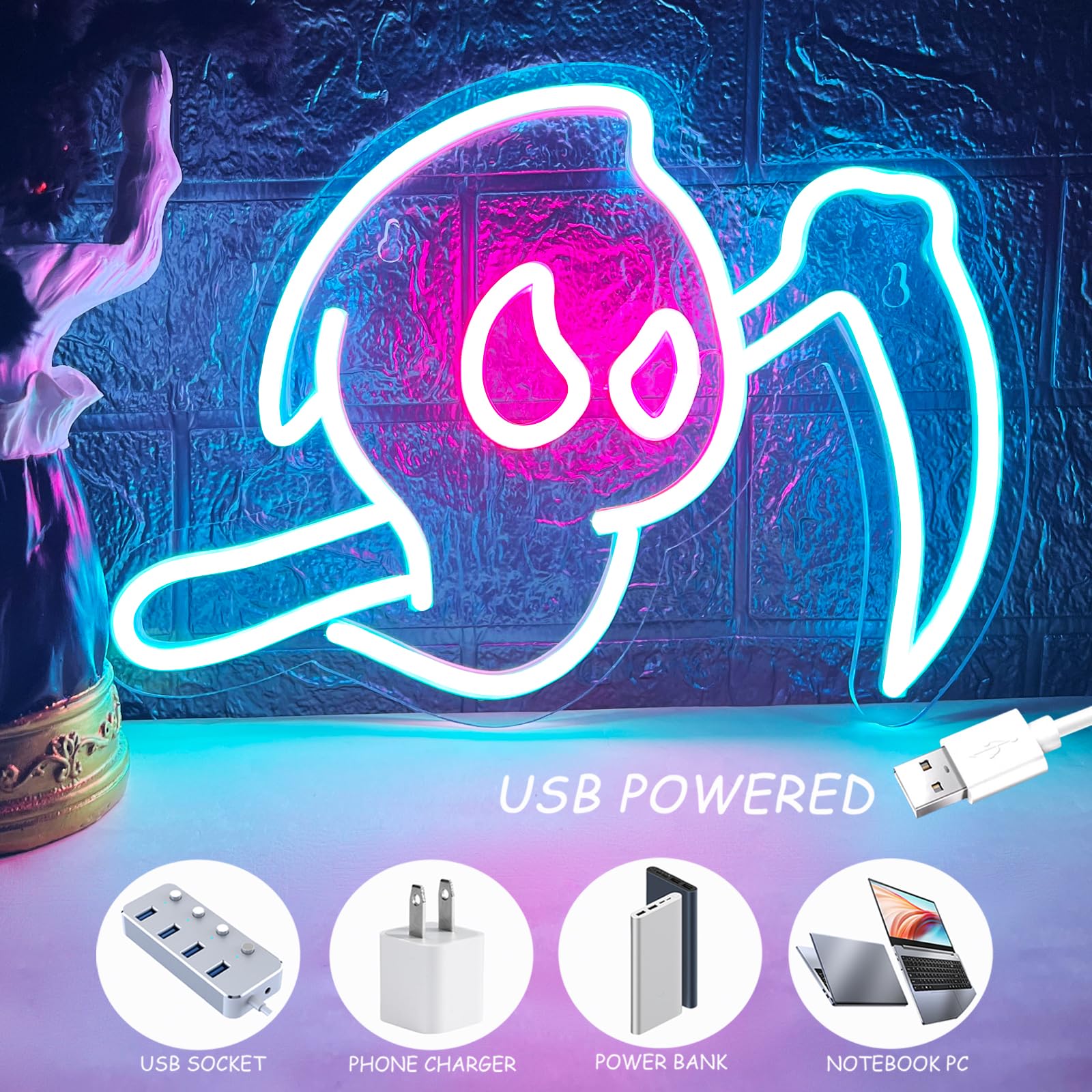 Halloween Decoration Spider Neon Sign, Purple LED Spider Shape Neon ...