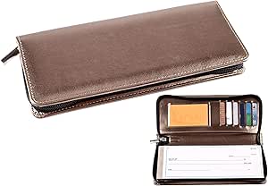 Amazon.com : Business Size and Travelers Check Checkbook Cover PU ...