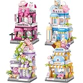 Amazon.com: MEIEST Mini City Shop Street View Building Blocks Model Set ...