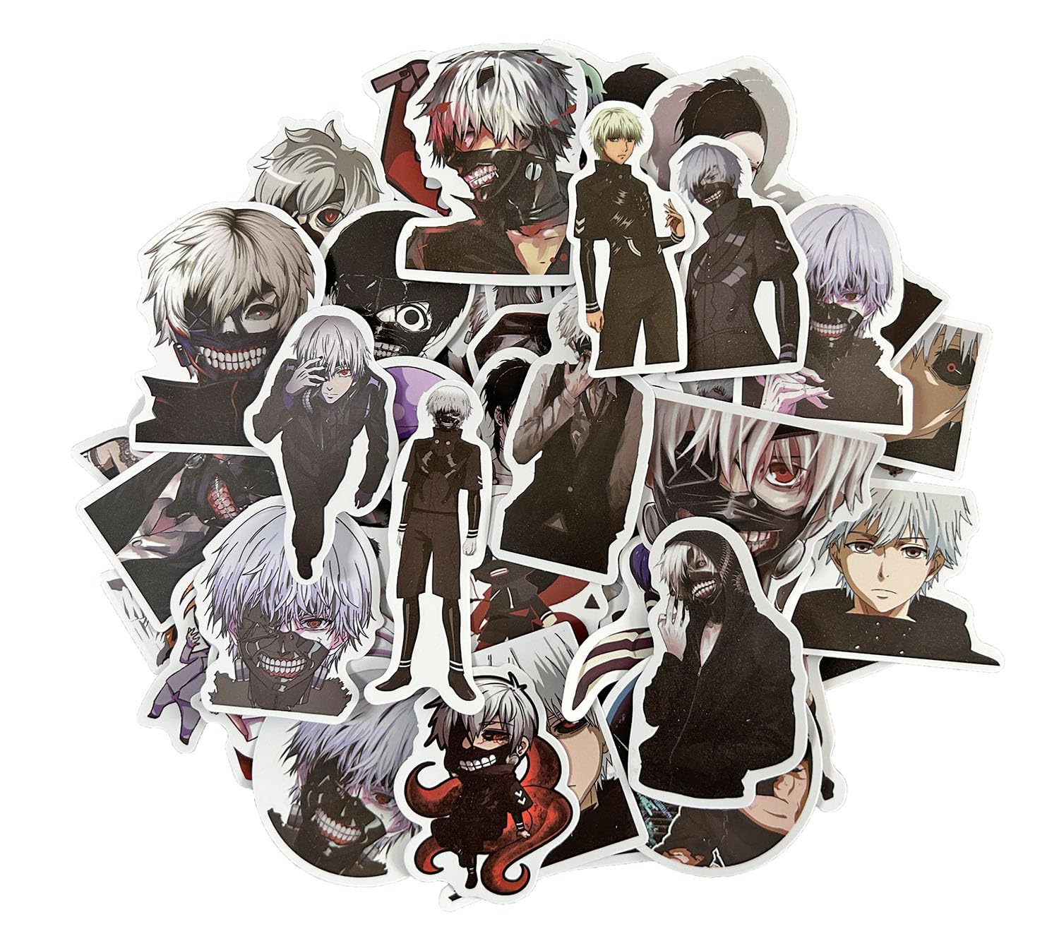 Tangxinmixin Anime Tokyo TG Ghoul Cosplay Stickers 50pcs - Official ...