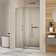 38-42" W x 71" H Pivot Swing Glass Shower Door,Pivot Frame Sliding Shower Door with 1/4"(6mm ...