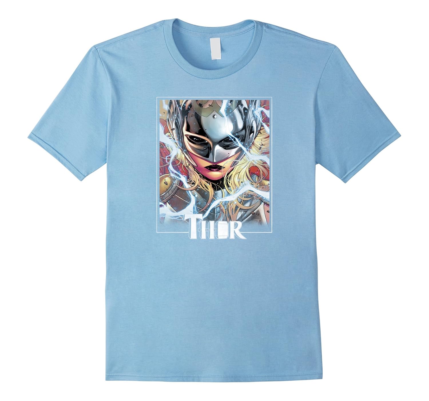 Jane Foster Thor Mask Graphic T-Shirt-CL – Colamaga
